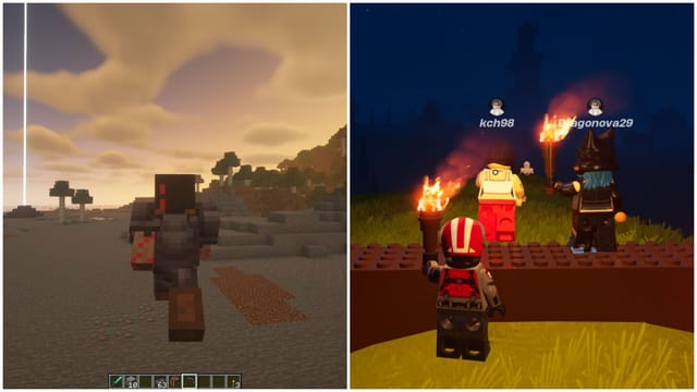 Minecraft vs LEGO Fortnite: How similar are the two games?