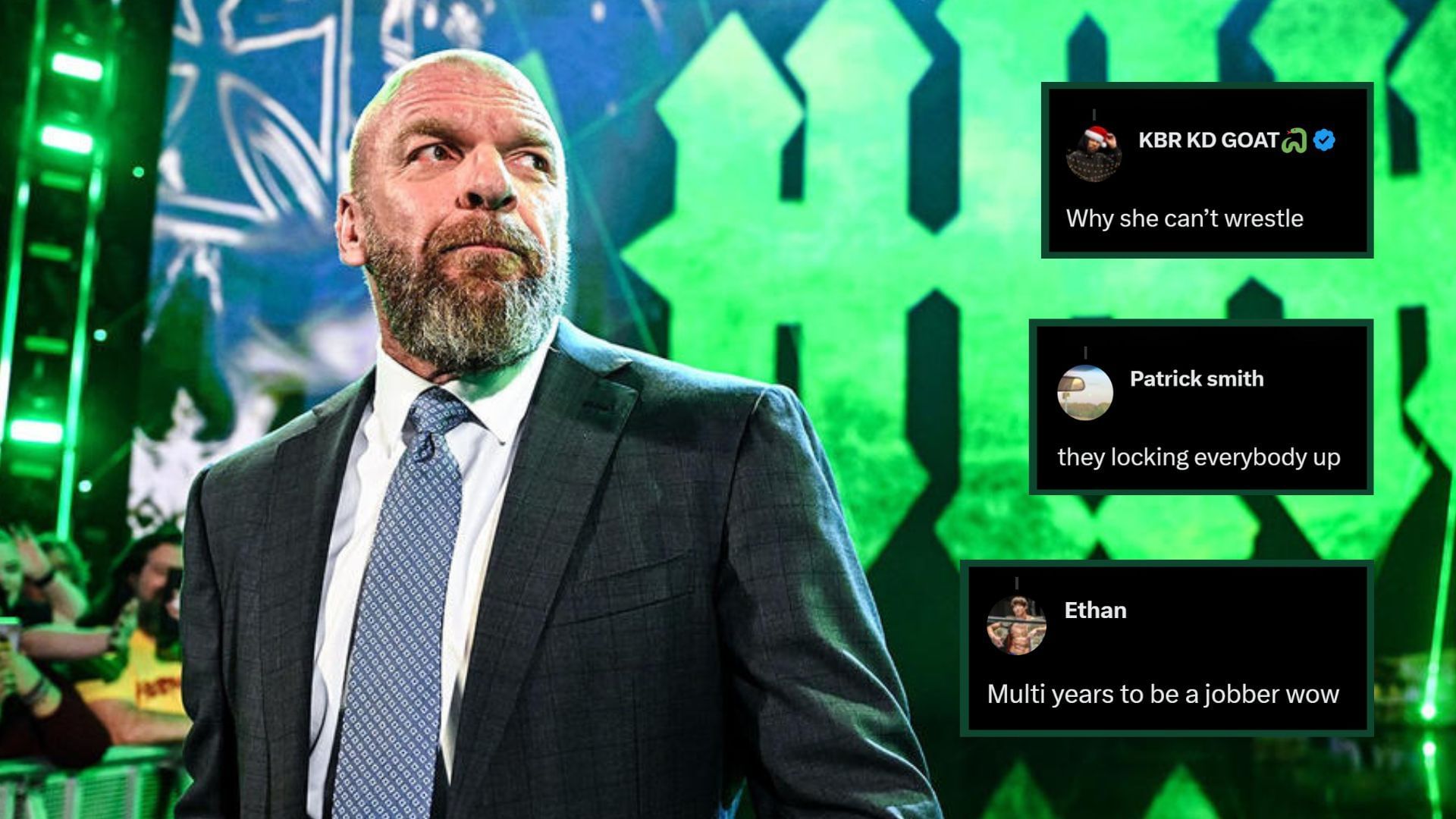 "Mediocre midcarder," "Triple H signing more jobbers than Tony Khan ...