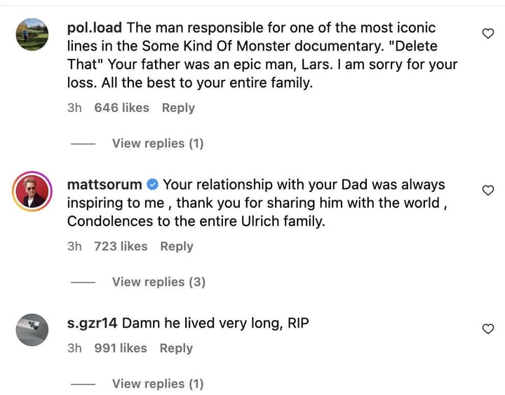 Who was Torben Ulrich? All about Lars Ulrich's parents as Metallica ...
