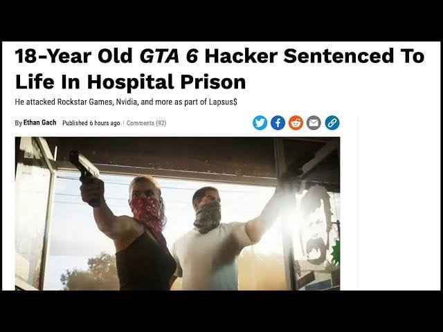 GTA 6 hacker's hospital prison sentence explained