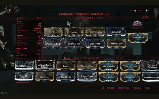 Warframe Grimoire build guide: Tome mod interactions, usage, and more