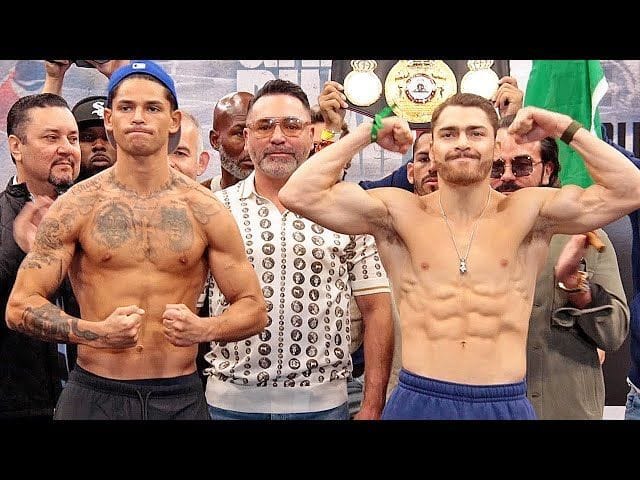 Ryan Garcia vs. Oscar Duarte weigh-in: Ryan Garcia vs Oscar Duarte ...