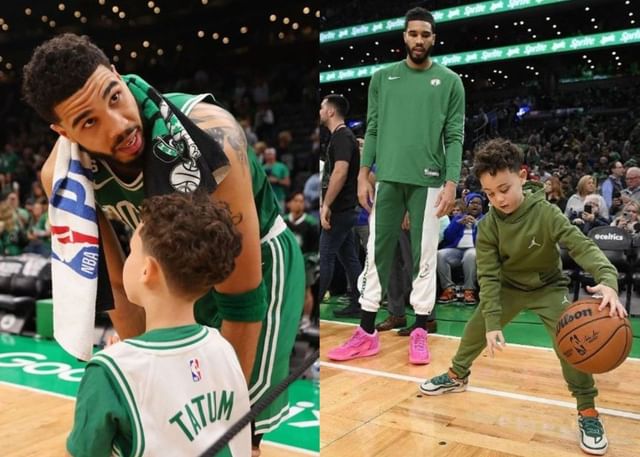 Deuce: In Photos: Jayson Tatum and Deuce produce father-son goals ...
