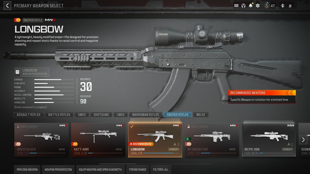 Best Longbow loadout in Warzone Season 2 Reloaded: Attachments, class ...