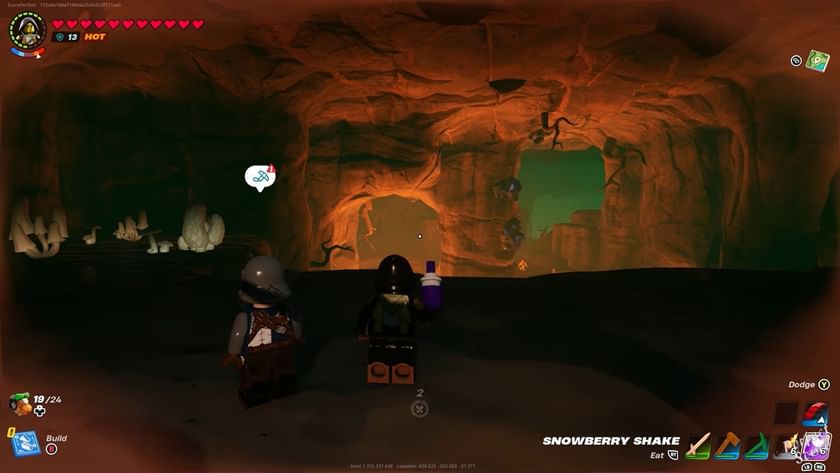 How to find Rough Ruby and craft Cut Ruby In LEGO Fortnite