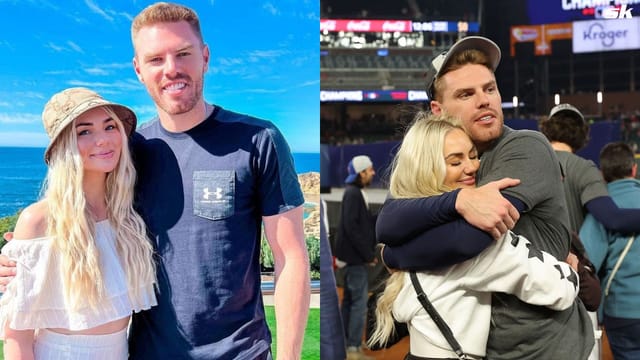In Photos: Freddie Freeman and wife Chelsea travel in style to ...