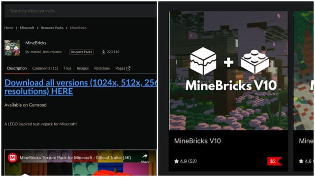 This Minecraft mod turns blocks into LEGO bricks
