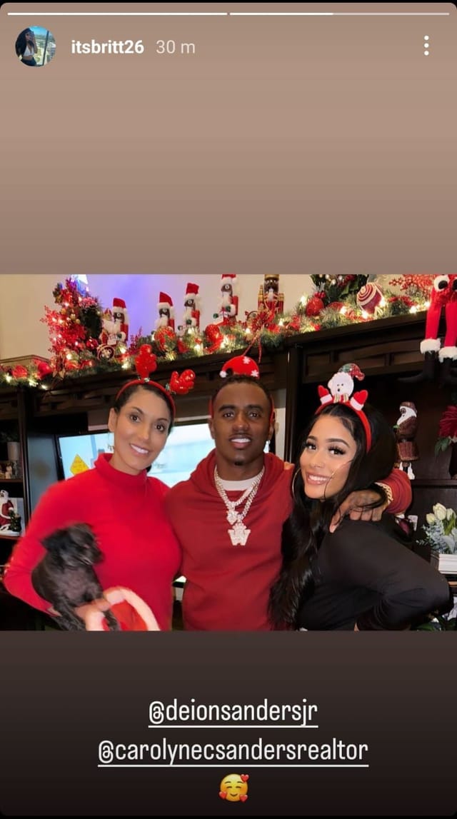 PHOTO: Deion Sanders Jr. spends a special Christmas evening with GF ...