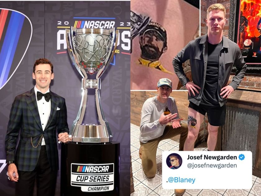 IndyCar star gets Ryan Blaney tattoo on his thigh after Penske star ...