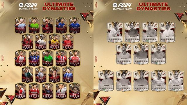 The Ultimate Dynasties promo is live in EA FC 24 featuring players from ...