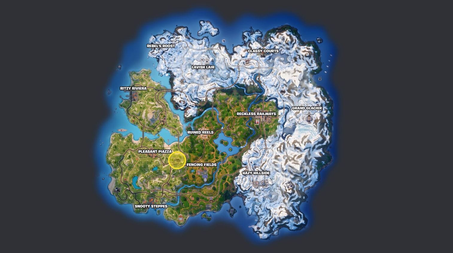 Where to find Snowball Launcher Fortnite Chapter 5