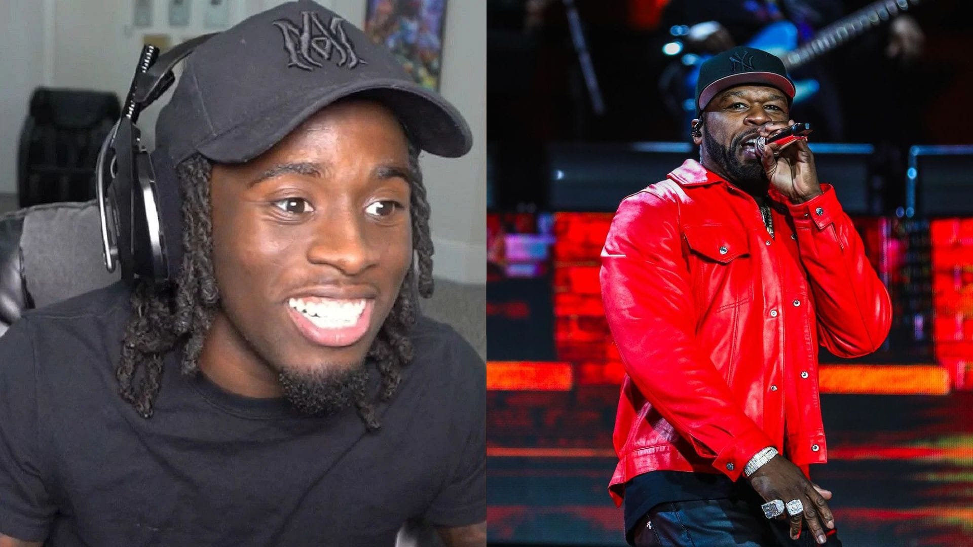 "Oh sh*t 50": Kai Cenat retells his interaction with 50 Cent at a ...