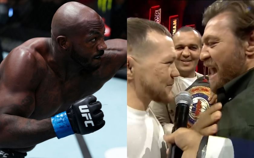 UFC fighter spits out blood, Conor McGregor has bizarre face-off with ...