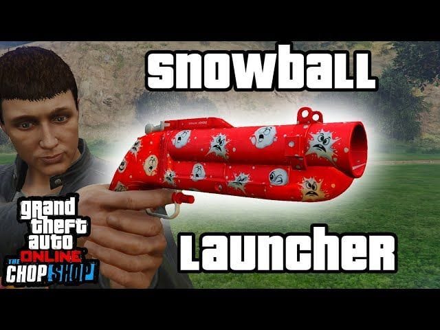 How to unlock the Snowball Launcher in GTA Online Christmas Update 2023?