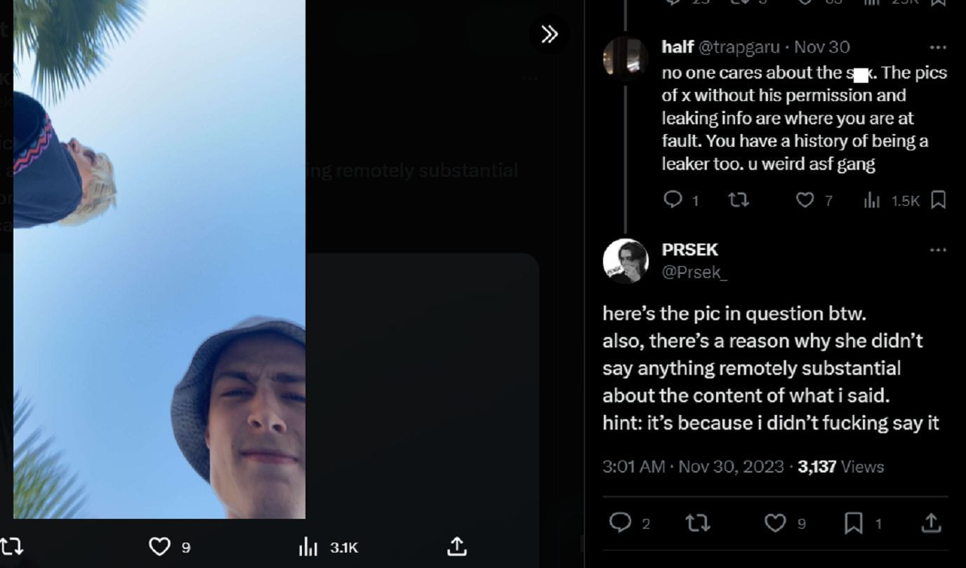 xQc's friend PRSEK leaks private DMs with Kick streamer following ...