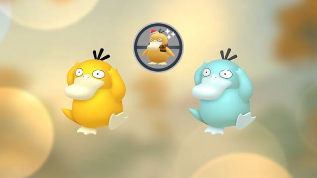 How to get Shiny Holiday Costume Psyduck and Shiny Holiday Costume Golduck in Pokemon GO