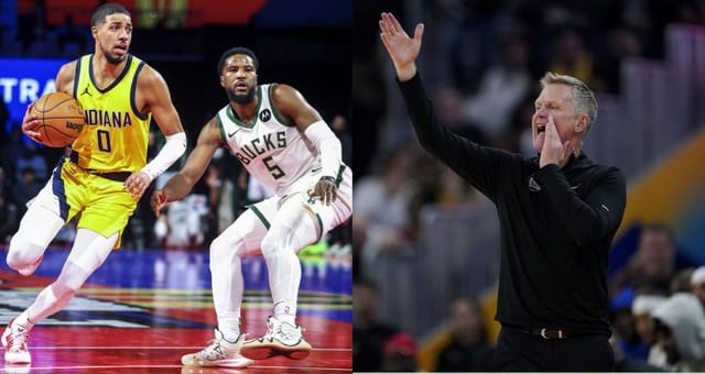 "Similar kind of vibe": Steve Kerr compares surging Tyrese Haliburton ...