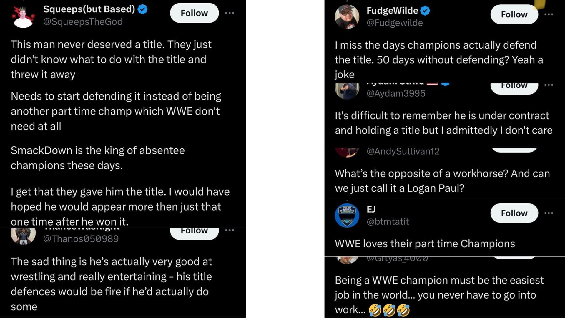 "This man never deserved a title" - Fans turn on current WWE champion ...