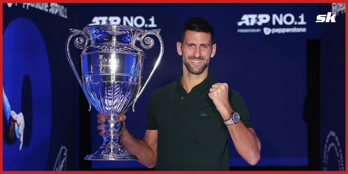 Novak Djokovic reacts to being named European Sportsperson of the Year ...