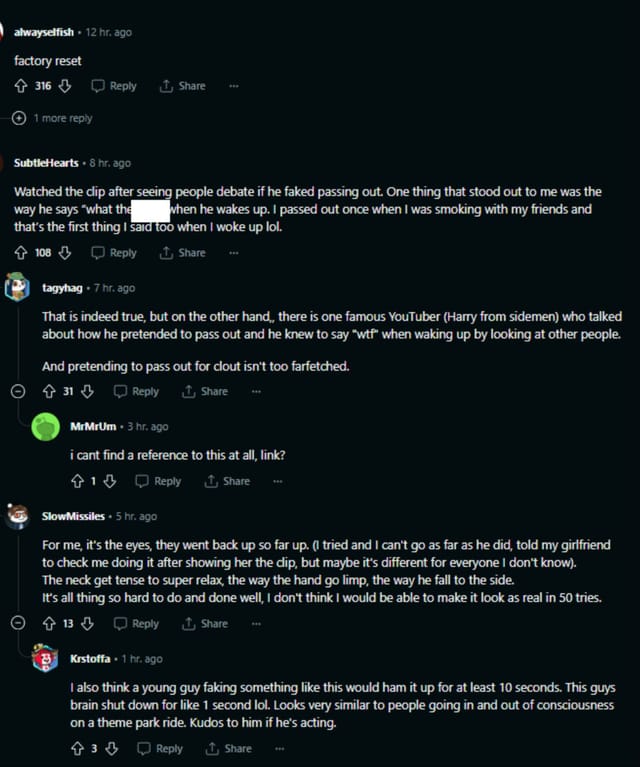 "Looks pretty real or he's an amazing actor" - Twitch streamer passing ...