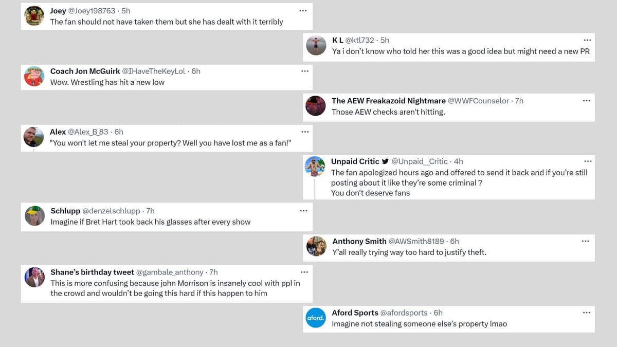 "Wrestling has hit a new low," "Those AEW checks aren't hitting" - Fans ...