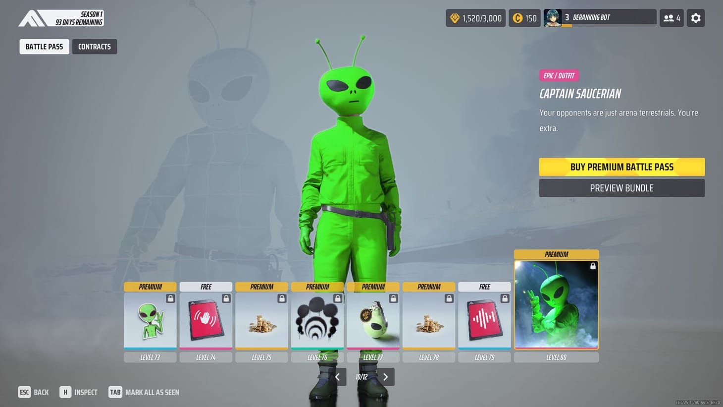 All Battle Pass and rewards in The Finals Season 1