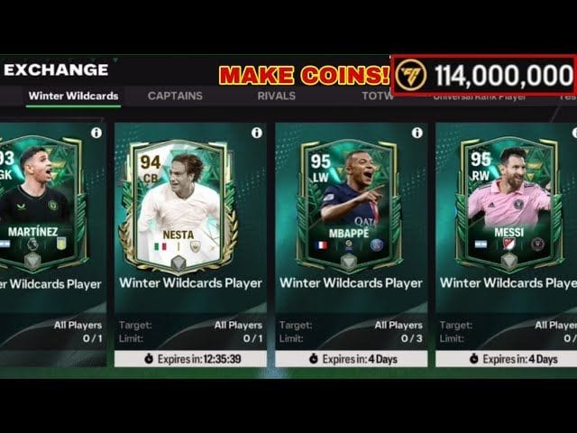 How to get Winter Wildcards Fullkrug and Pau Torres in FC Mobile
