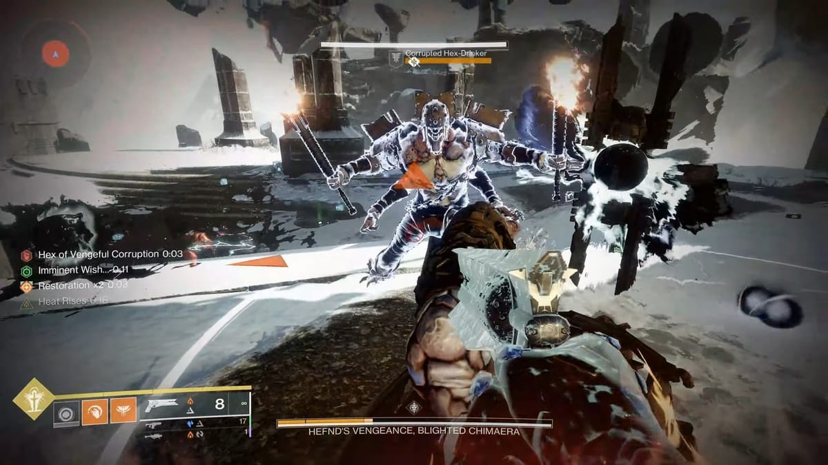 Destiny 2 Warlord's Ruin guide: Hefnd's Vengeance, Blighted Chimaera ...