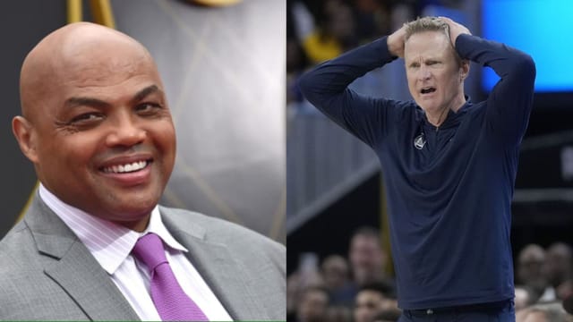 WATCH: Charles Barkley hysterically fumbles as Gayle King puts him in a spot with Steve Kerr ...