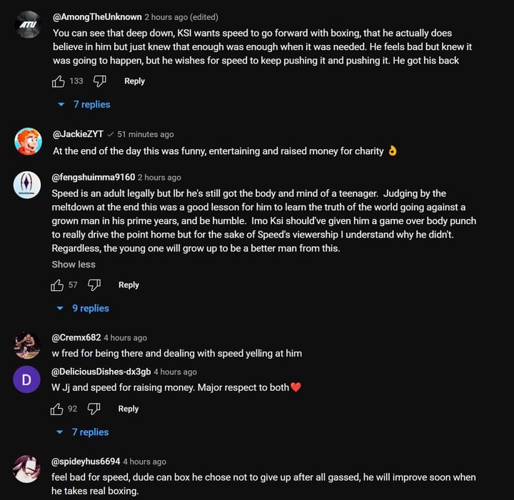 “He didn’t wanna quit” - KSI gives his take on spar with IShowSpeed ...