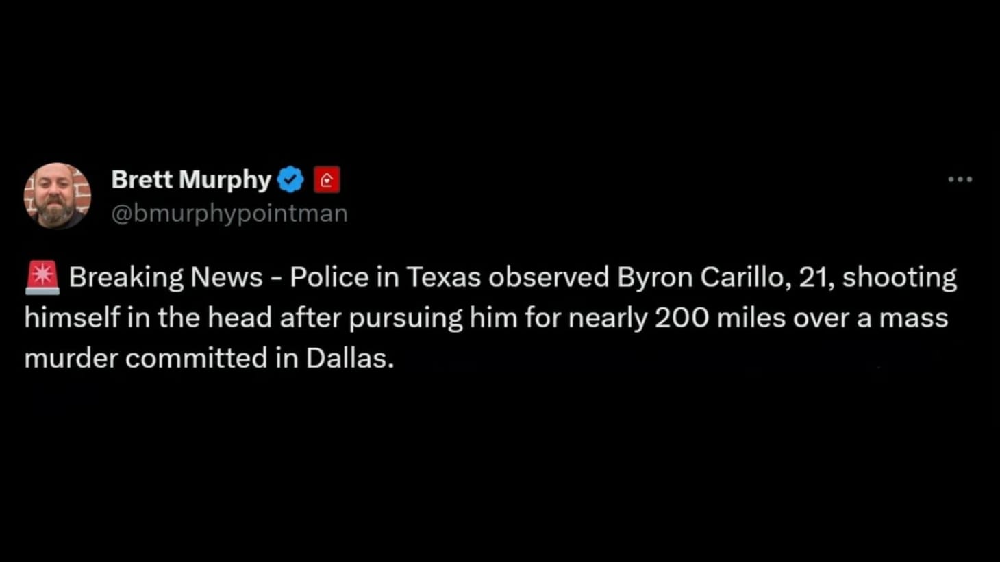 What did Byron Carillo do? Murder suspect kills himself after Dallas ...