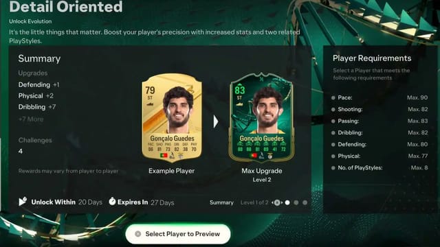 FC 24 Detail Oriented Evolution guide: All upgrade conditions ...