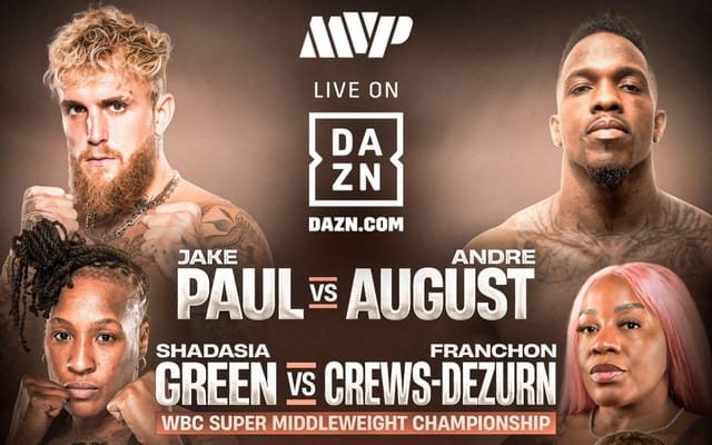 Jake Paul vs. Andre August: Jake Paul vs. Andre August: Full card results