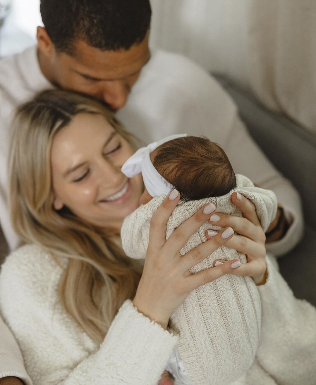 IN PHOTOS: Allison Kuch and Isaac Rochell welcome baby 'Scottie Bee ...