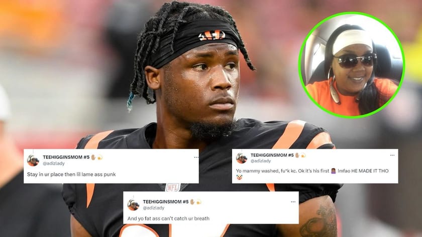 Tee Higgins' mom stirs beef with fans after Bengals WR's 2-touchdown ...