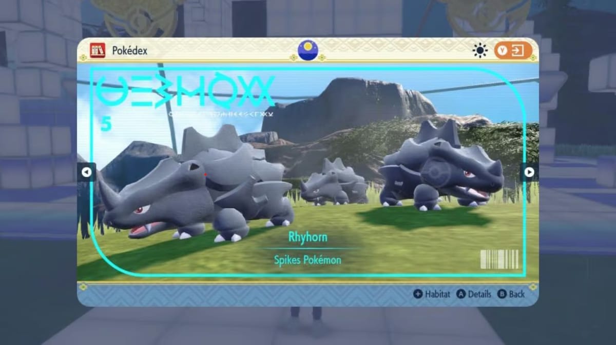 How to easily get Rhyhorn, Rhydon, and Rhyperior in Pokemon Scarlet and ...