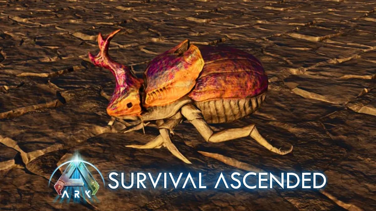 ARK Survival Ascended Dung Beetle taming guide