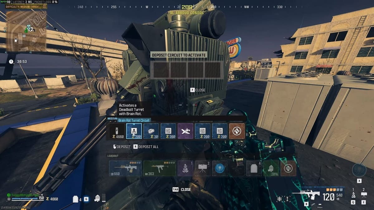 How to use Deadbolt Turret in Modern Warfare 3 Zombies