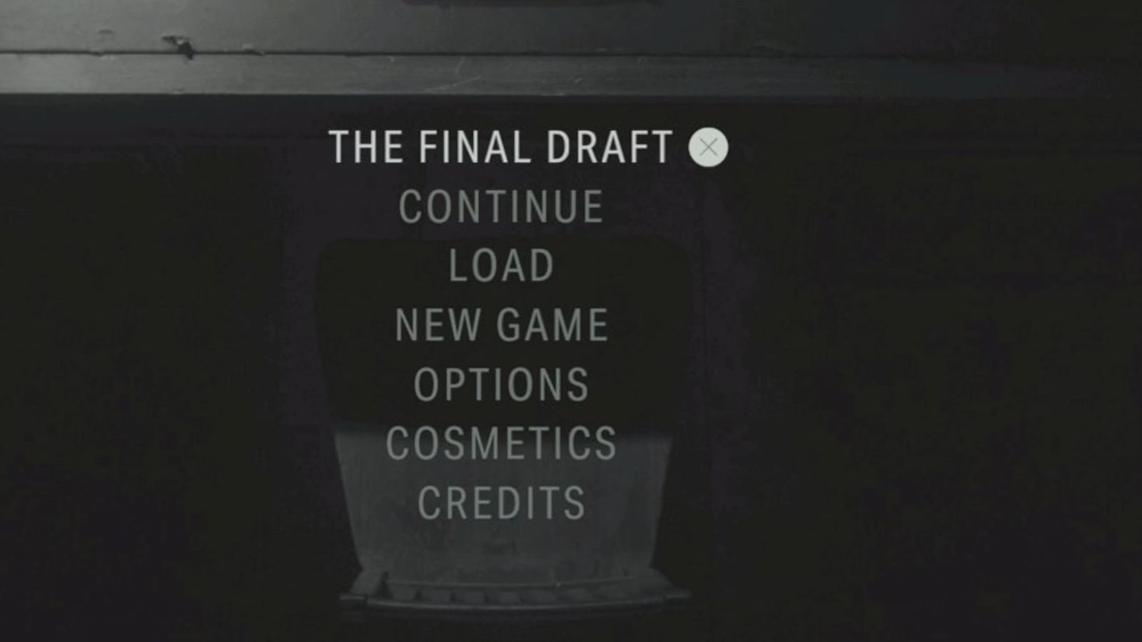 How to start New Game Plus in Alan Wake 2 The Final Draft