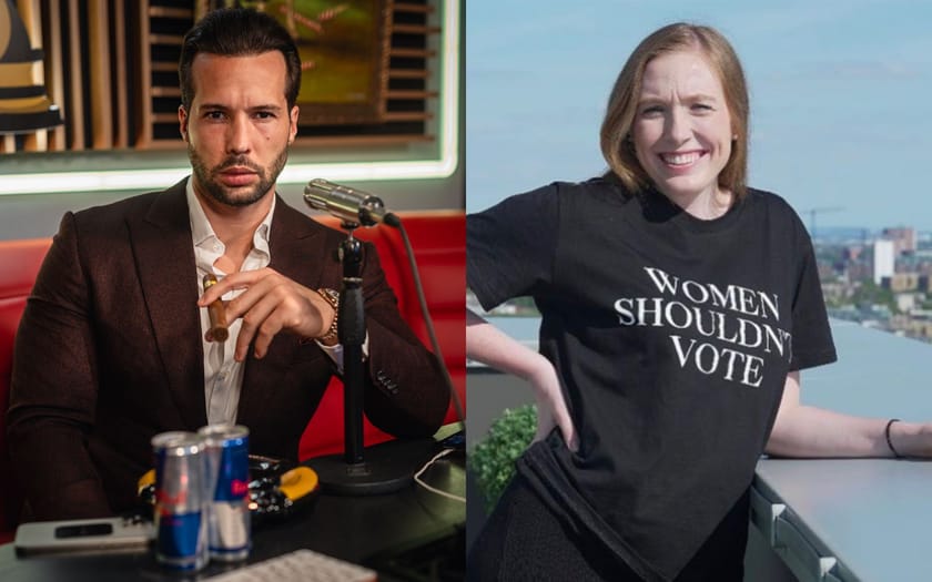 Pearl Davis: "1 in 2 should" - Tristan Tate engages with Pearl Davis in ...