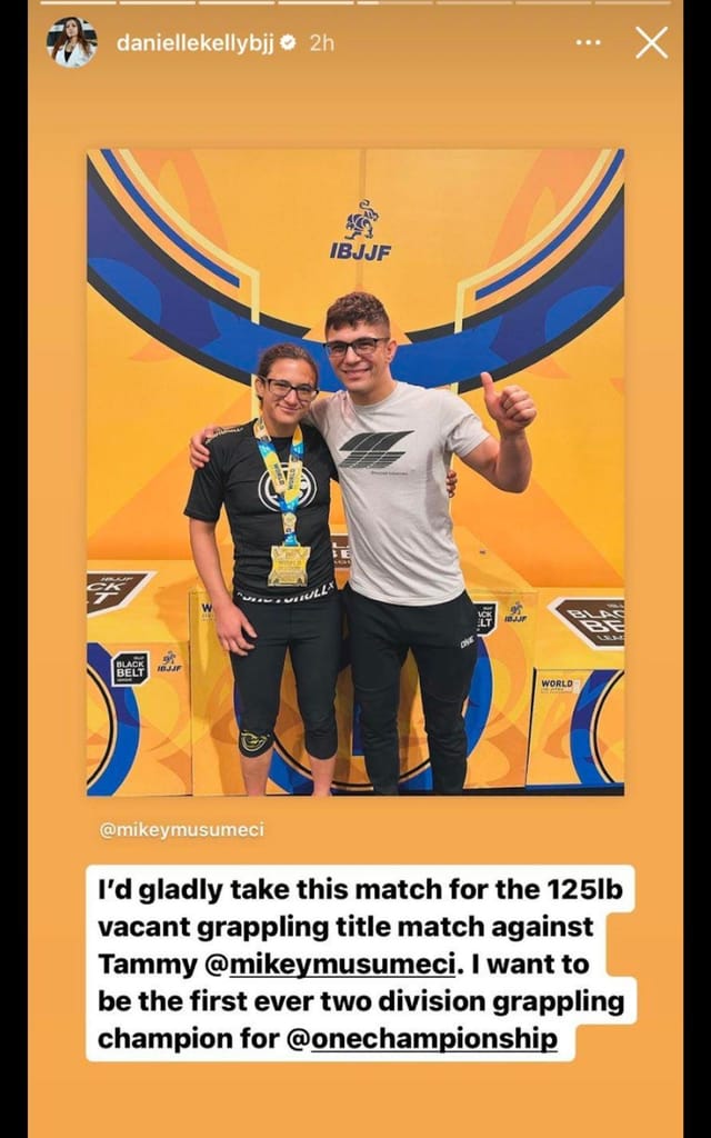“First ever two-division grappling champion” - Danielle Kelly eyes ...