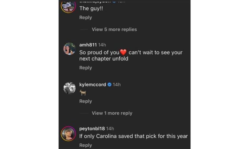 NFL: Drake Maye’s girlfriend reacts as former North Carolina QB bids ...