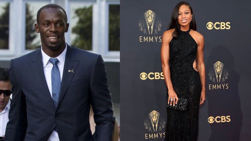 In Pictures: Usain Bolt, Allyson Felix and other athletes celebrate ...