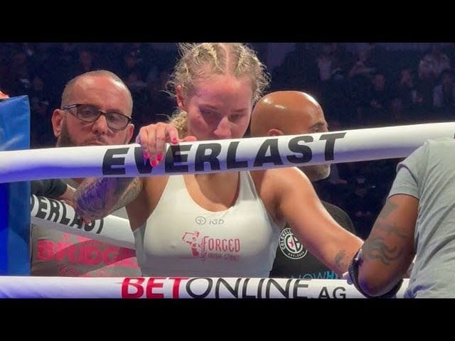 Ebanie Bridges vs. Miyo Yoshida: A bruised-up Ebanie Bridges' immediate ...
