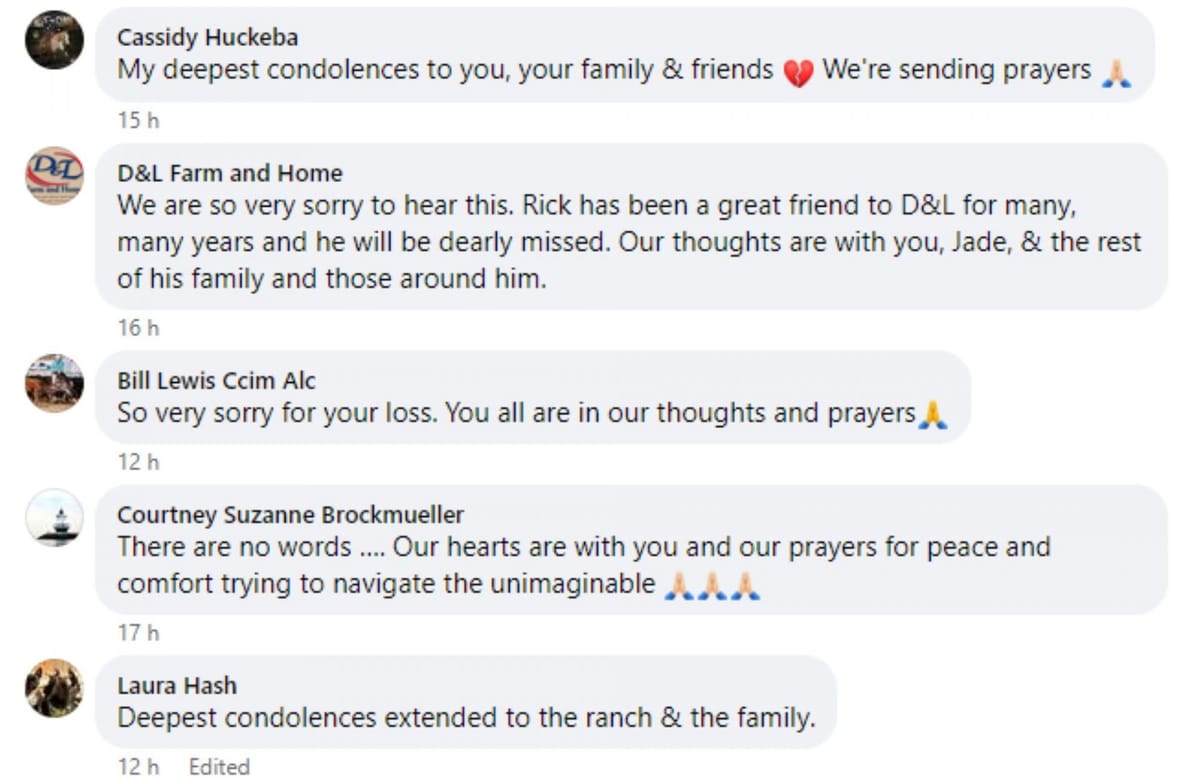 Who was Rick Ford? Tributes pour in as Cinder Lakes Ranch owner is ...