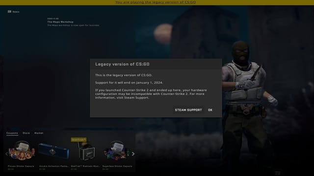 What will happen to CS:GO on January 1, 2024? Details explored