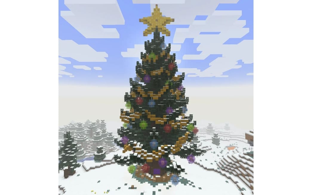 10 best Minecraft Christmas tree designs