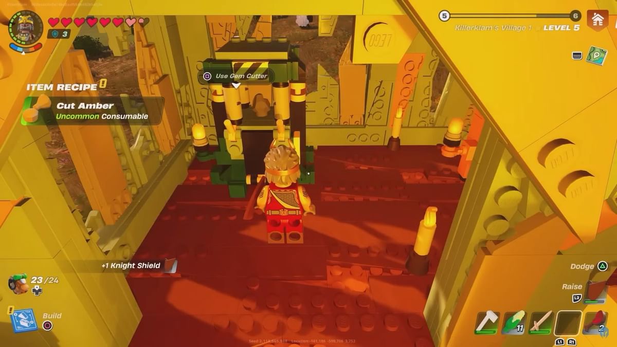How to find Rough Amber and craft Cut Amber in LEGO Fortnite: Easy ...