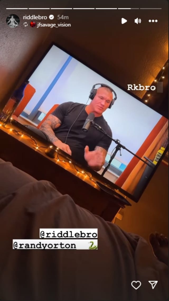 Matt Riddle reacts to Randy Orton claiming that he saved his life