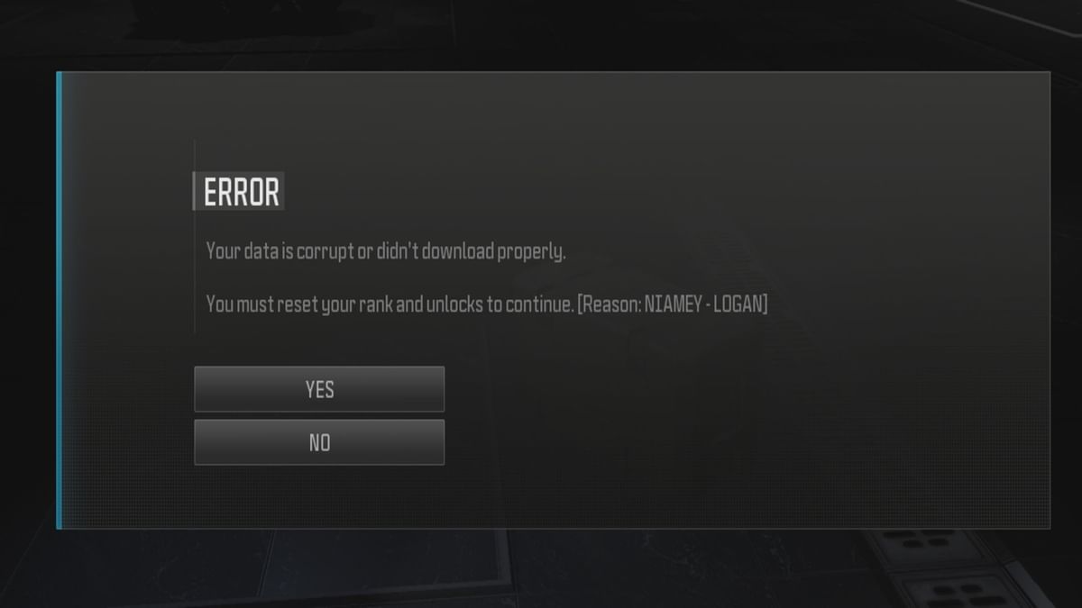Warzone and MW3 "reset your rank and unlocks to continue" error: Possible fixes, reasons, and more